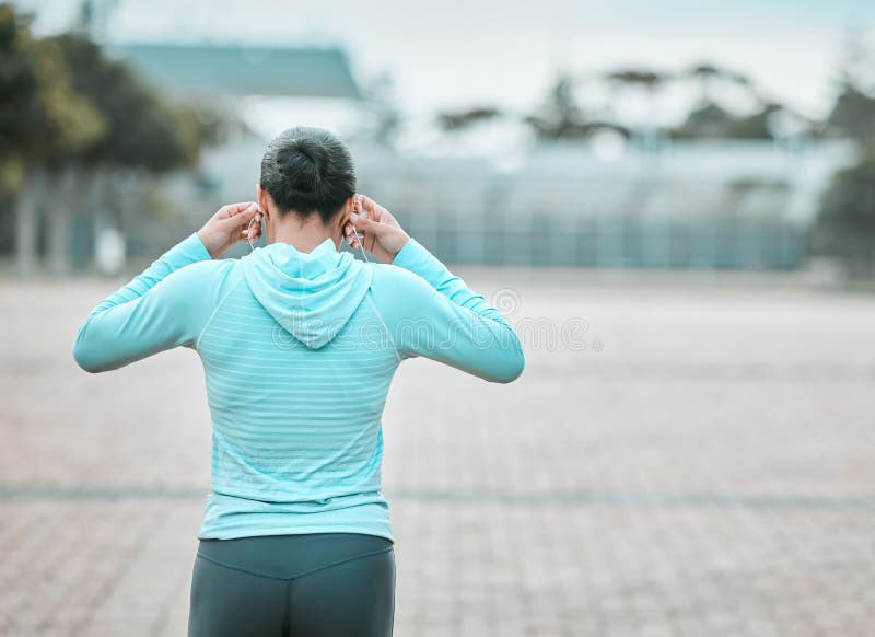 Ready To Go Beast Mode. a Woman Getting Ready for a Run. Stock Photo ...