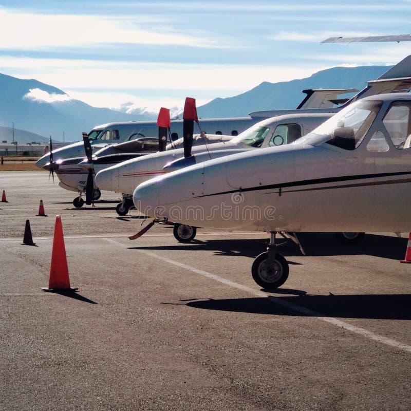 Ready to go stock image. Image of ready, aircraft, clouds - 136427077
