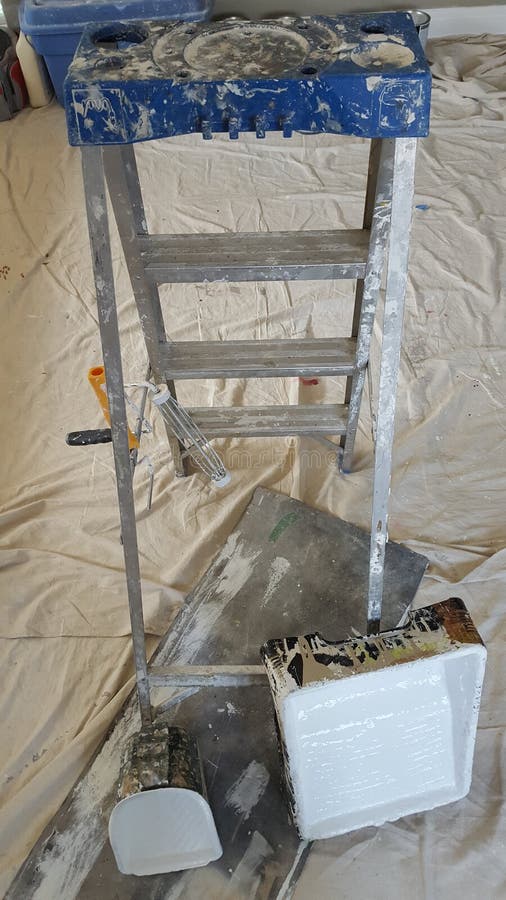 Ready to paint stock photo. Image of sheet, ready, tray - 98890972