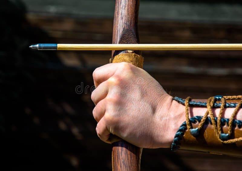 Ready To Shoot and Hit the Target Stock Image - Image of hold, business ...