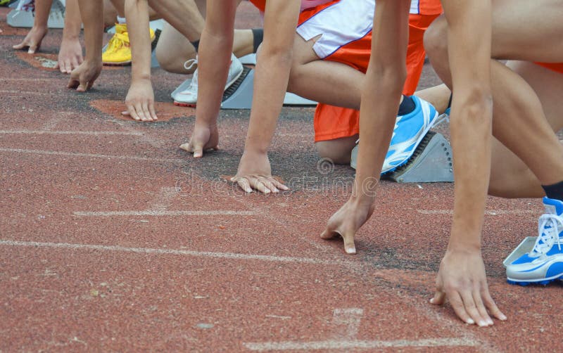 Track start 01 stock photo. Image of race, sport, start - 1918244