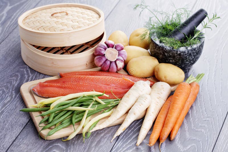 Ready to steam stock photo. Image of healthy, tuna, asian - 41871162