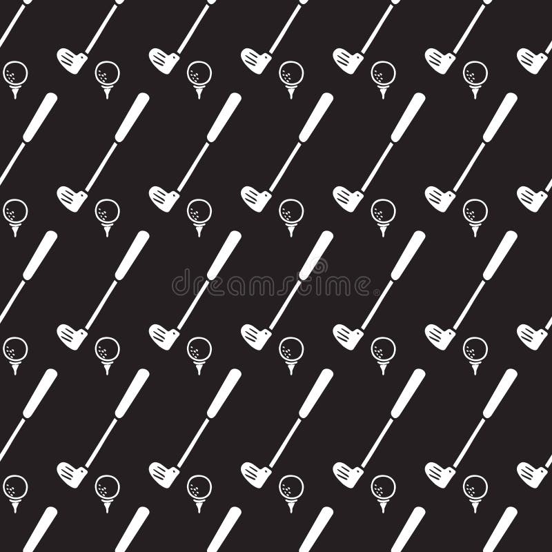 Ready To Swing and Strike Golfers Dance Pattern Stock Vector ...