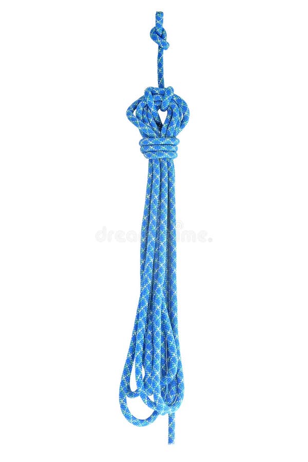Ready to use blue rope stock image. Image of fixing, join - 700899