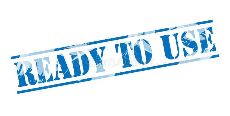 Ready to use blue stamp stock illustration. Illustration of grungy ...