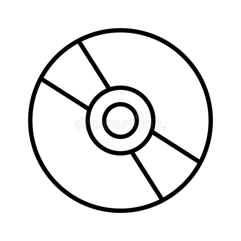 Ready To Use Icon of Compact Disc, Trendy Vector Design Stock ...