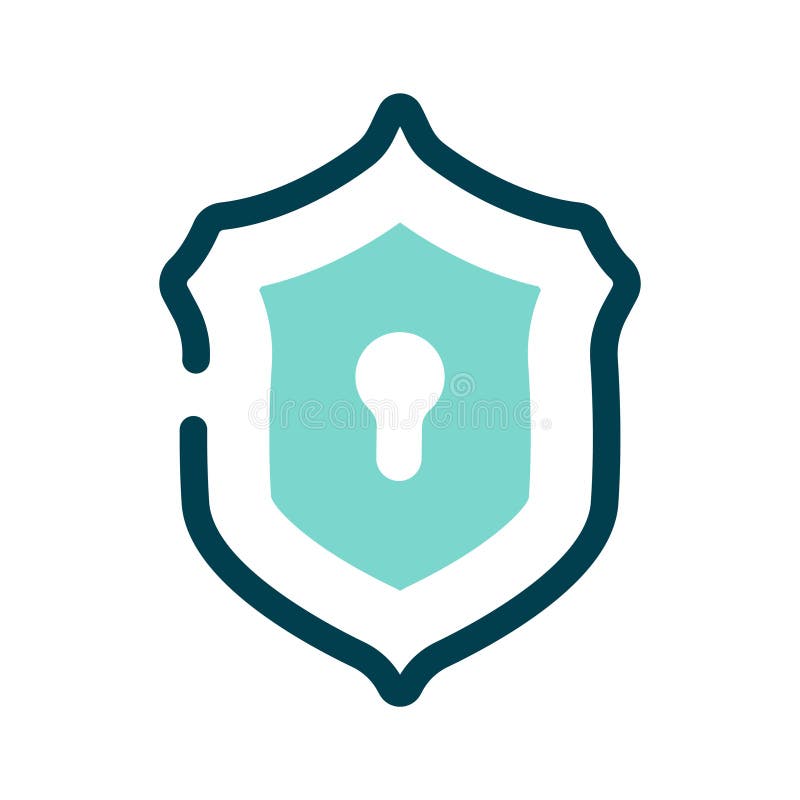 Ready To Use Icon of Shield in Trendy Style Stock Vector - Illustration ...