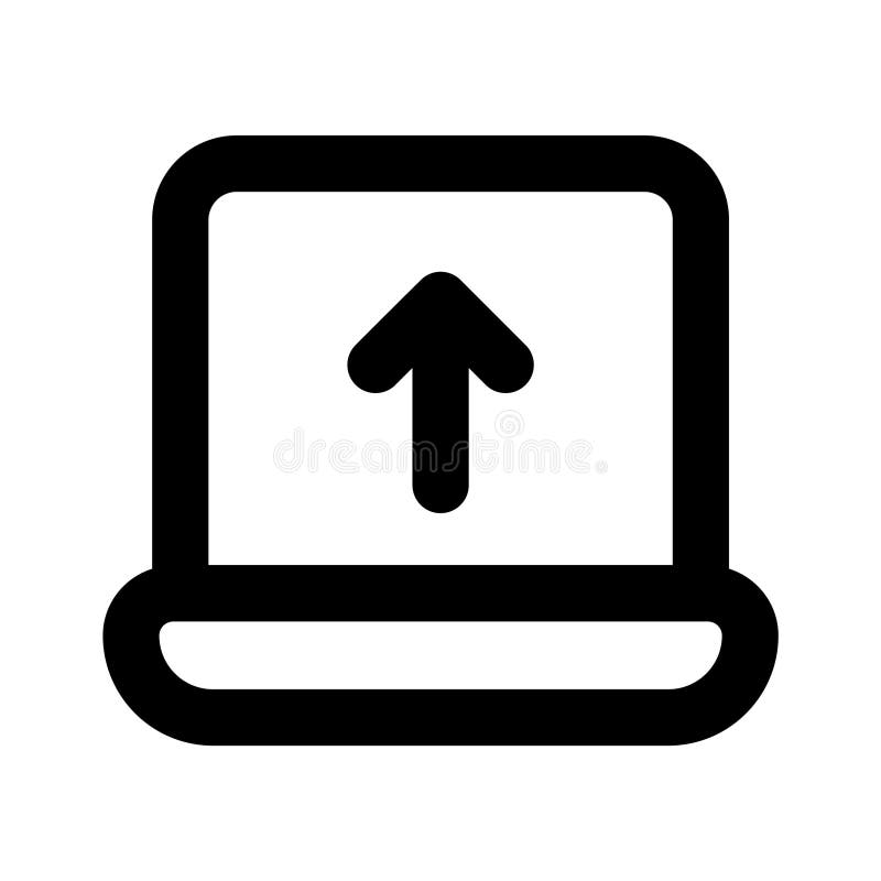 Ready To Use Icon of Upload in Editable Style, Up for Premium Use Stock ...