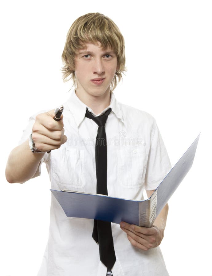 It is ready to write down stock photo. Image of information - 19372104