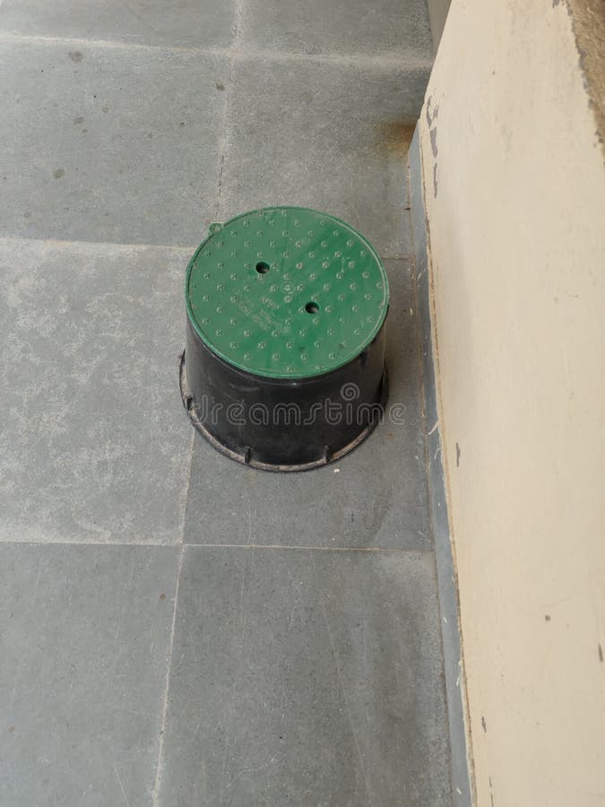 Ready made earthing pit stock photo. Image of earthing - 259676890