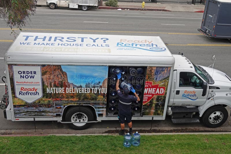 ReadyRefresh by Nestle Home Water Delivery Truck Editorial Stock Photo ... ReadyRefresh by Nestle Home Water Delivery Truck Editorial Stock Photo ...