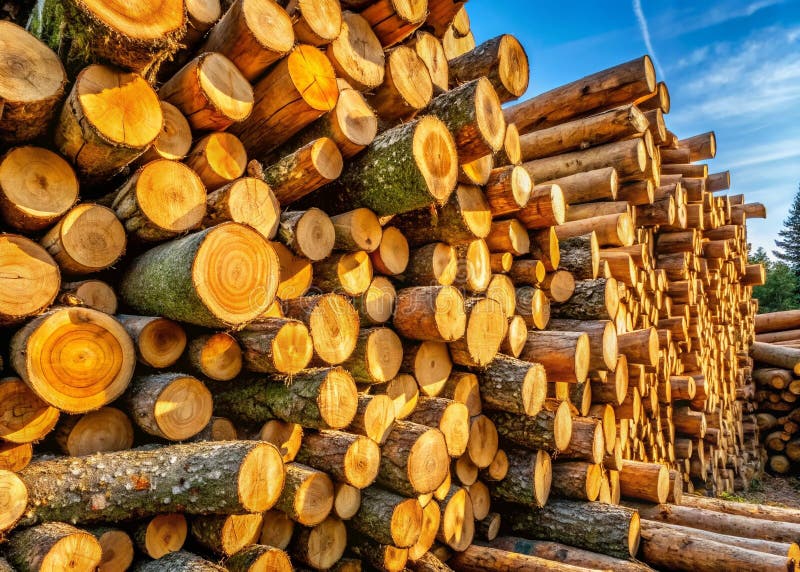 ReadytoUse Lumber Stack HighQuality Timber for Construction Projects ...