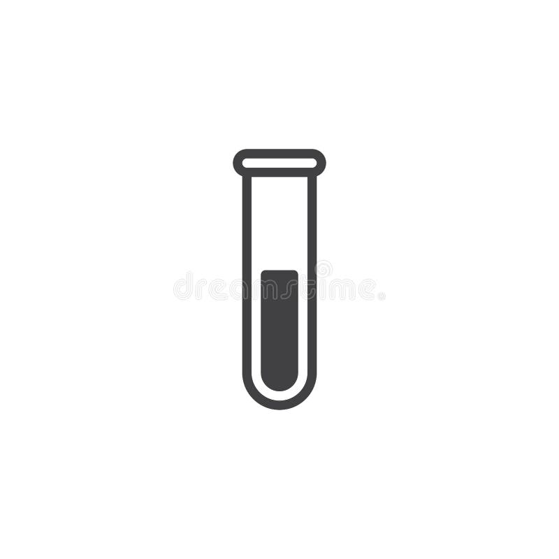 Reagenzglas stock abbildung. Illustration von labor, wissenschaftlich ...