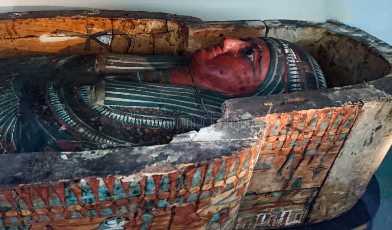 Real Ancient Egyption Mummy Cairo Closeup Editorial Photography - Image ...