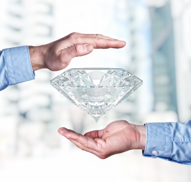 Real big diamond stock image. Image of modern, treasure - 70137493