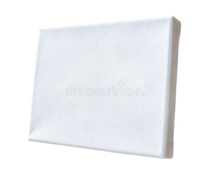 Real Canvas Stretched on Wooden Frame Isolated Stock Image - Image of ...