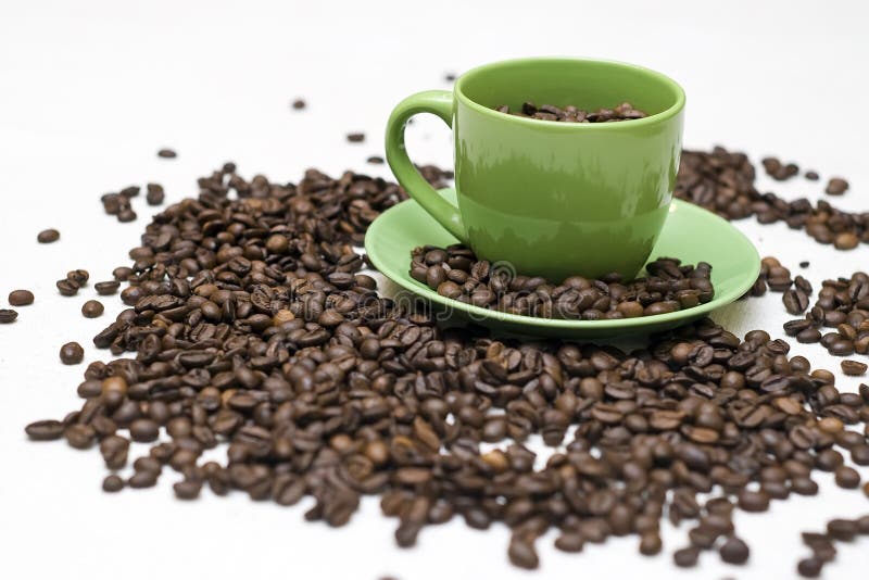 Real coffee stock image. Image of background, bean, field - 3764953