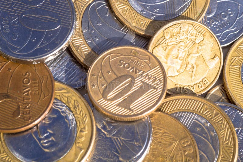 Real coins stock image. Image of pecuniary, business - 97777997