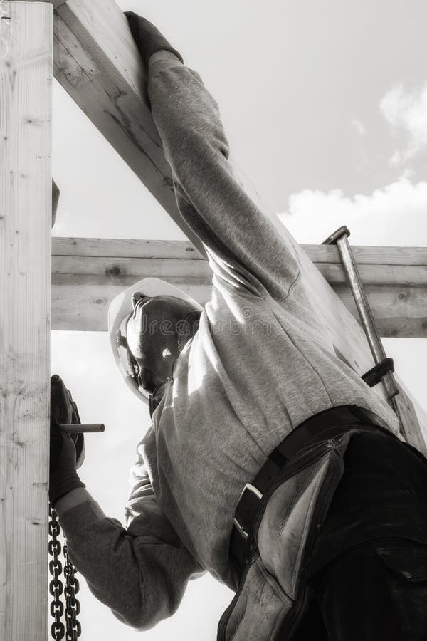 Real construction worker stock image. Image of equipment - 39132349