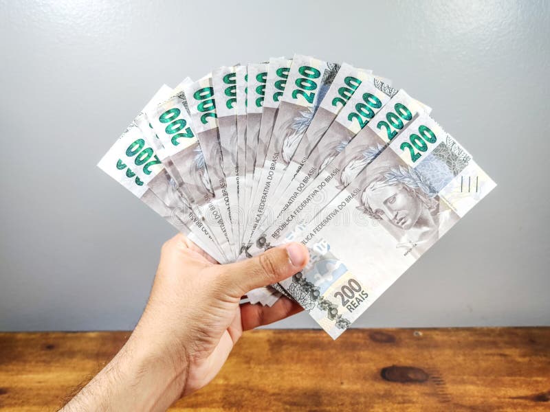 Real Currency, Money from Brazil Stock Photo - Image of clothing, real ...