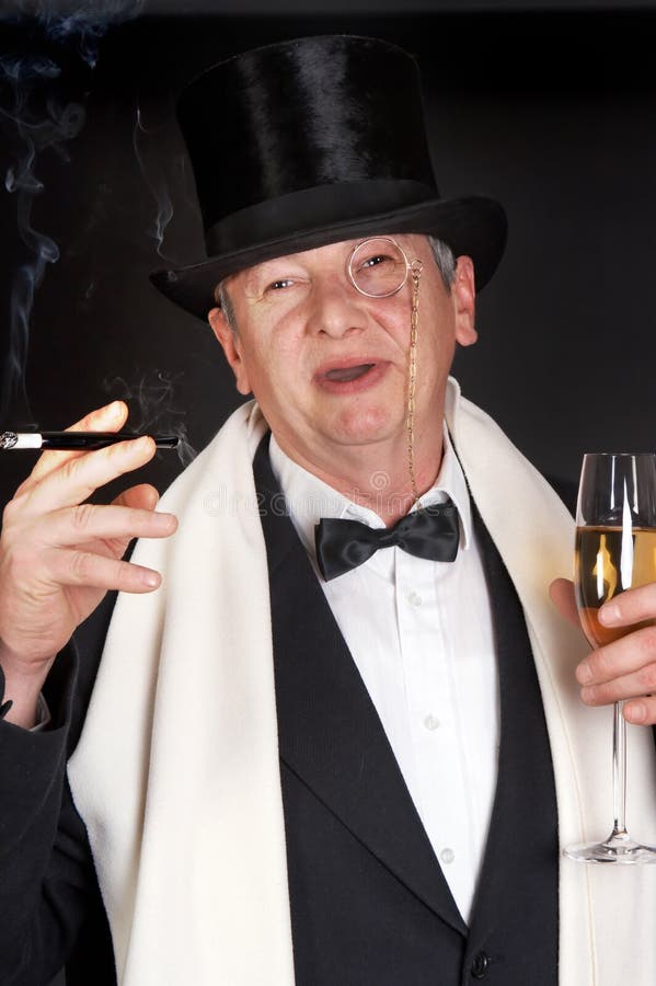 Real dandy stock photo. Image of funny, gangster, portrait - 3018714