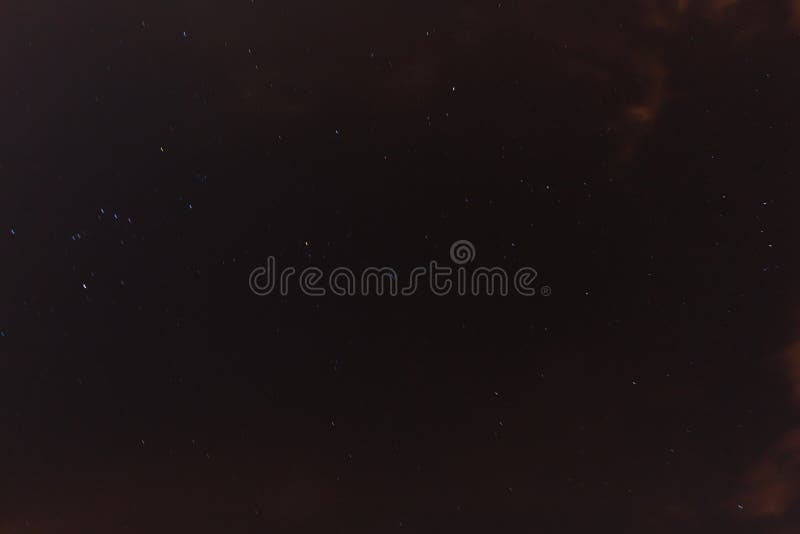 A Real Dark Night Sky with Plenty of Stars. Stock Photo - Image of ...