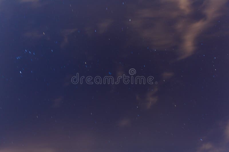 A Real Dark Night Sky with Plenty of Stars. Stock Photo - Image of ...