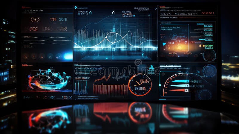Real data performance stock illustration. Illustration of integration ...