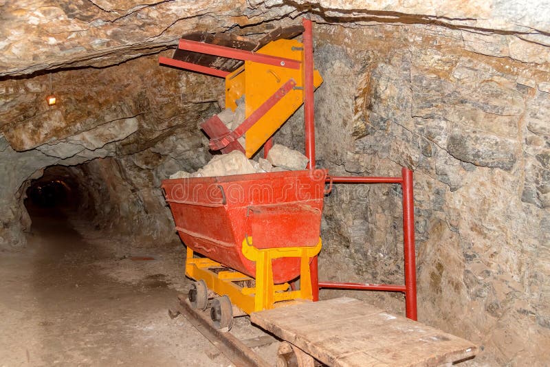 Inside of an Old Gold Mine Real Del Monte Hidalgo Stock Image - Image ...