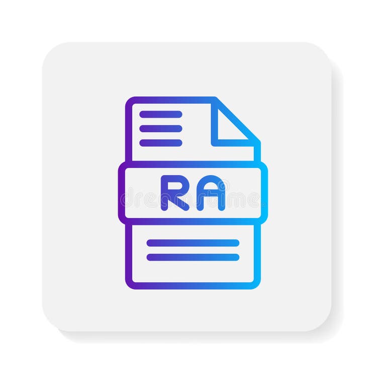 Real Document File Type Flat Icons. Extension, Format, Archive, Type ...