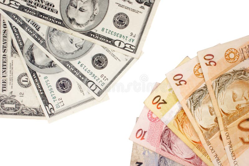 Real-Dollar exchange stock photo. Image of cash, earn - 41490840