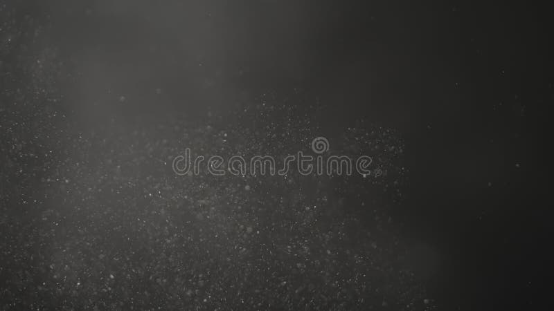 Real Dust Particles in Air with Back Light Over Black Background Stock ...