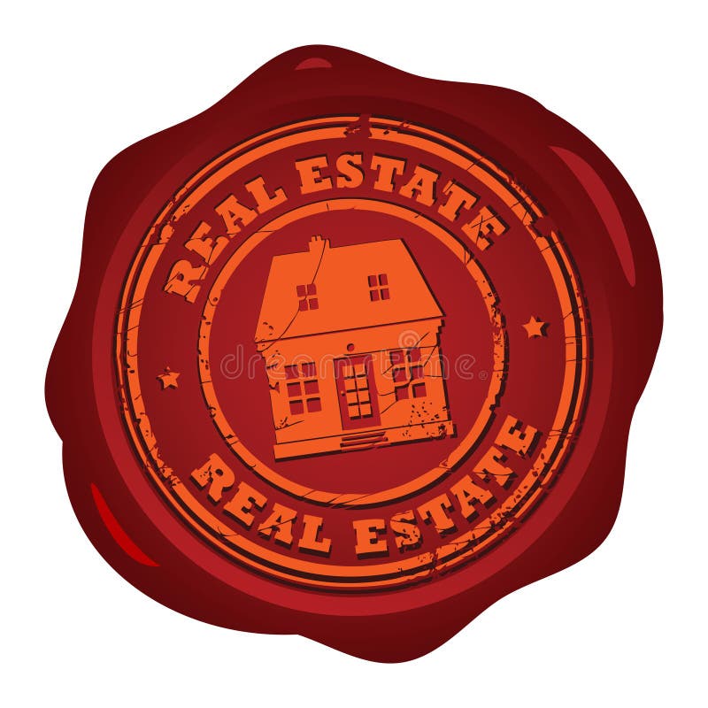 Real estate stamps stock vector. Illustration of inspection - 25289431