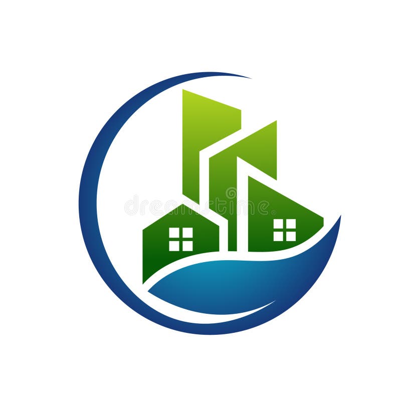 Real Estate, Building and Construction Logo Vector Design. Stock Vector ...