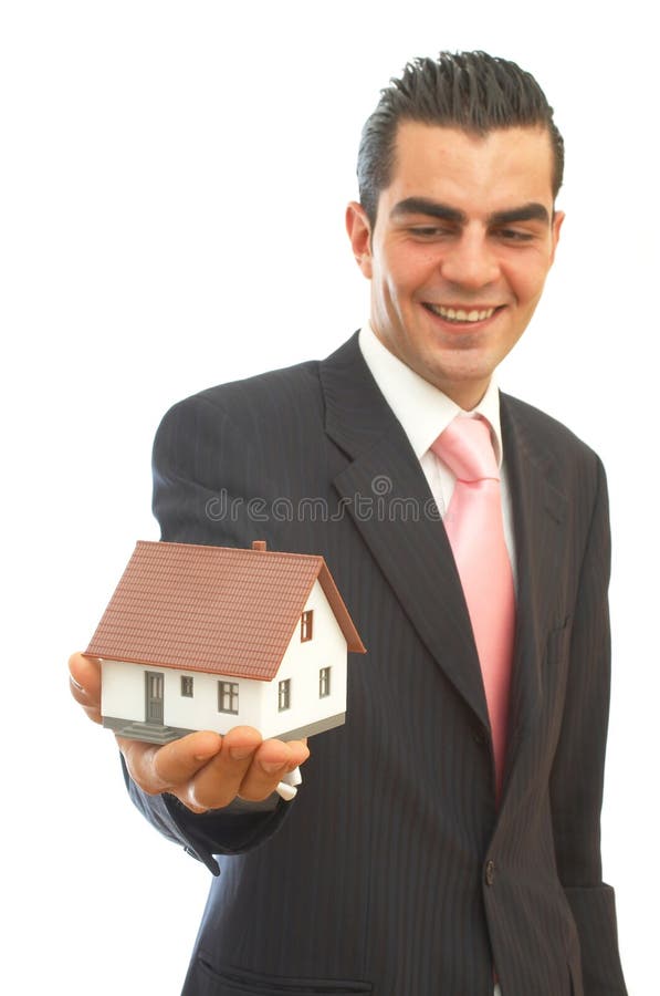 Real estate stock photo. Image of house, model, contractors - 4382364