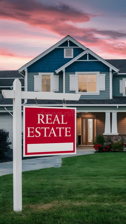 Real Estate Advertisement Background with Ample Copy Space, Inviting ...