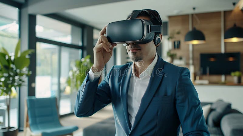 A Real Estate Agent Presenting a Virtual Tour of a Property To a Remote ...