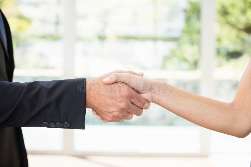Real-estate Agent Shaking Hands with Client Stock Photo - Image of ...