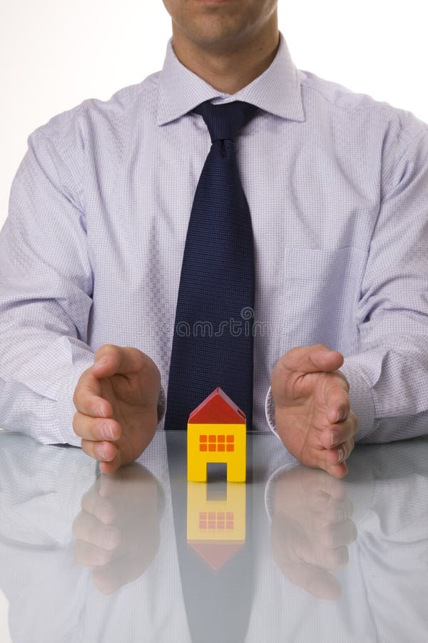 Real Estate Agent Showing Houses Stock Photo - Image of office, estate ...