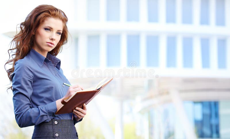 Real Estate Agent Woman stock photo. Image of pretty - 30979468
