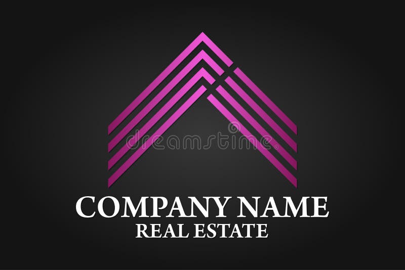 Real Estate, Construction Logo Stock Vector - Illustration of logo ...