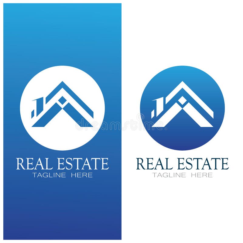 Real Estate Business Logo Template, Building, Property Development, and ...