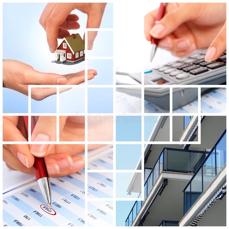 Real estate collage. stock image. Image of concept, conceptual - 31538345