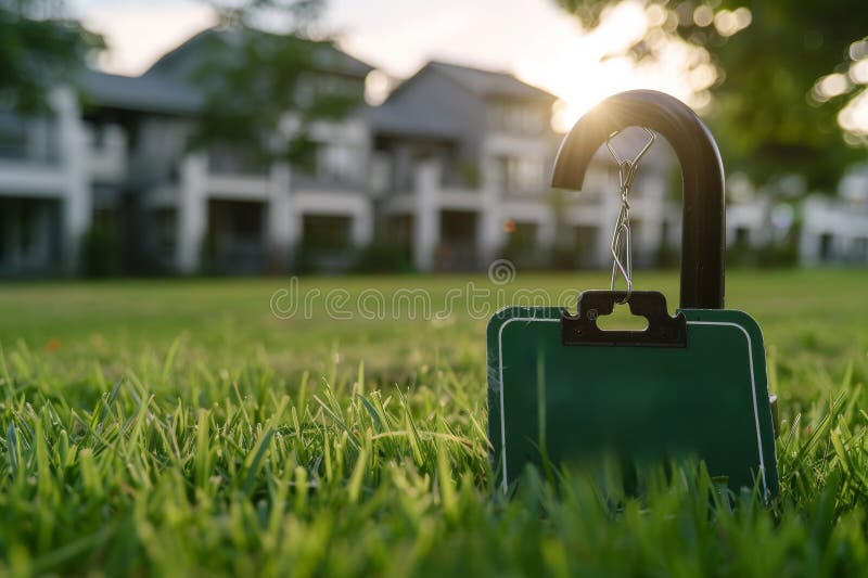 Real Estate Concept. Empty Sign Board for Rent House Stock Photo ...