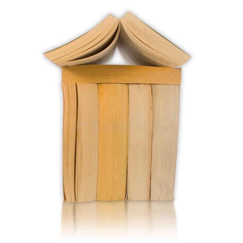 Real Estate Concept Made from Books Stock Image - Image of cover ...