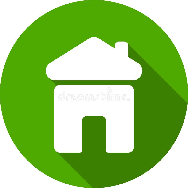 Real Estate Concept. Small House - Vector Icon Isolated Stock ...