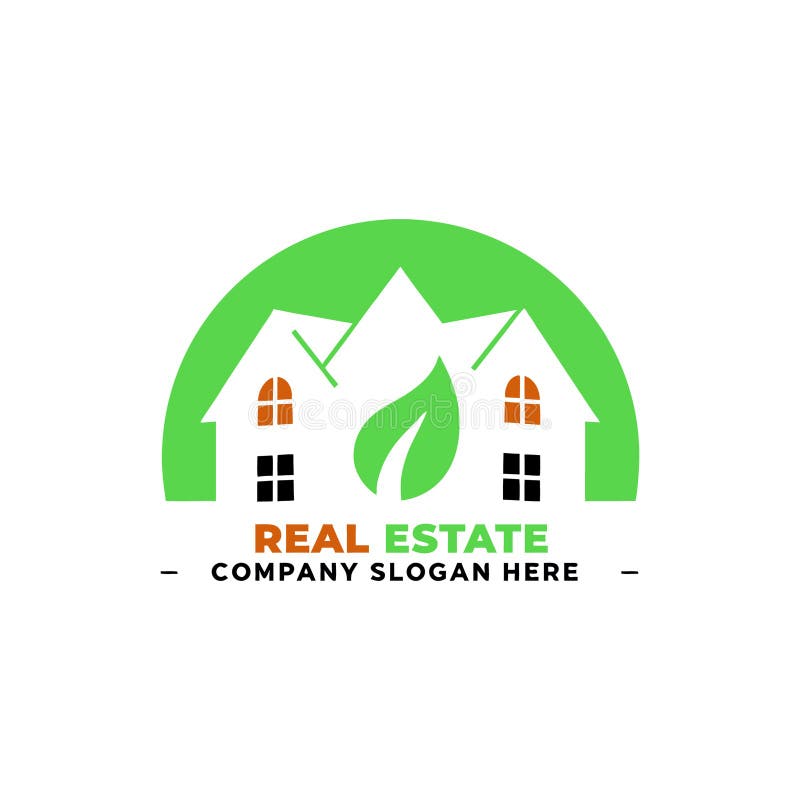 Real Estate Design Element, Building Construction Logo Design, Real ...