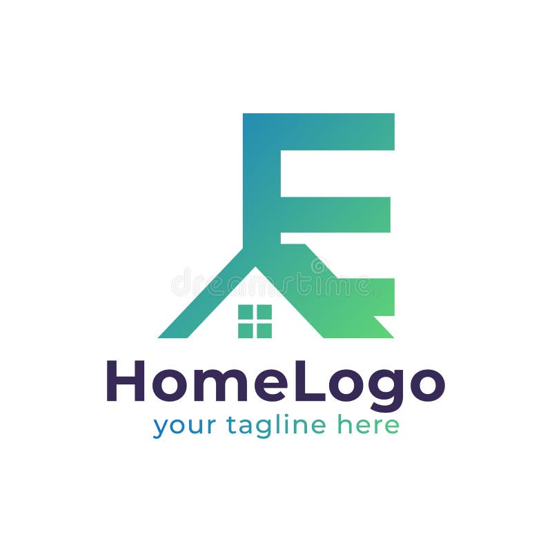 Real Estate E Letter Logo Design. Usable for Construction Architecture ...