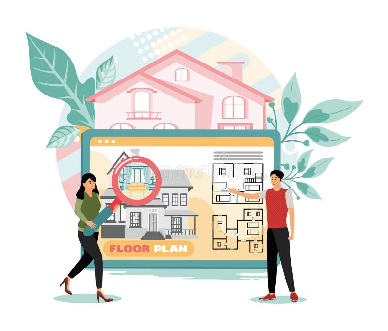 Real Estate Floor Plan. Collaborative Real Estate Analysis Featuring ...