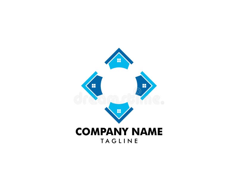 Real Estate Group Logo Design Template Stock Vector - Illustration of ...